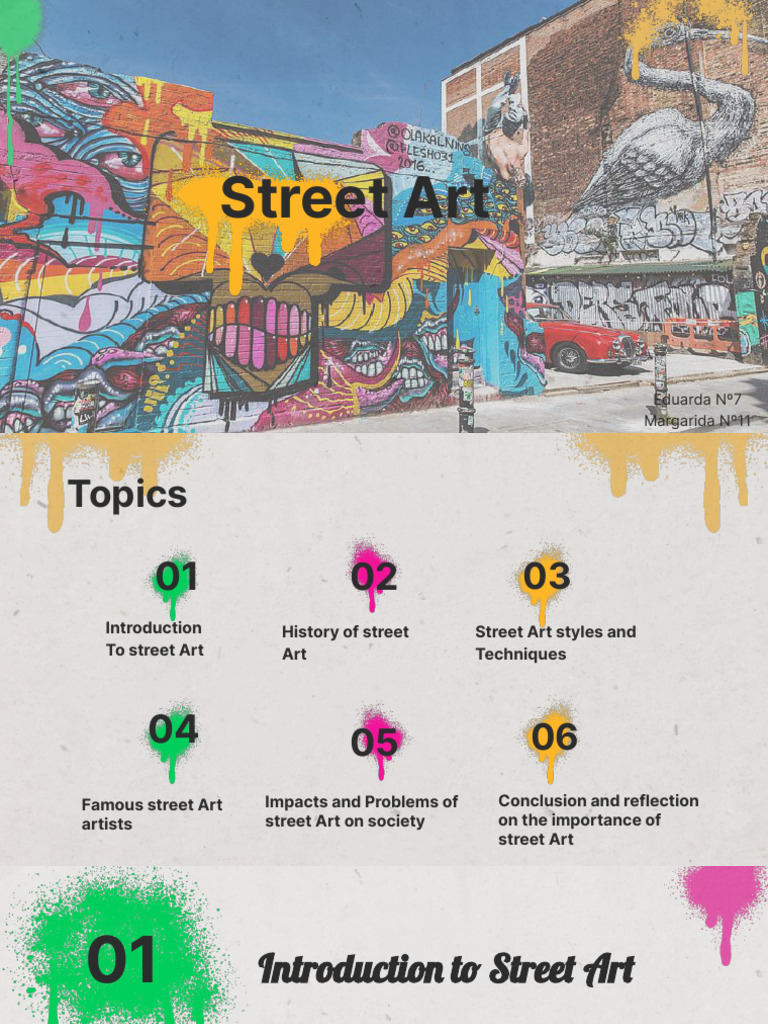 Cópia de Art Subject For High School - Street Art by Slidesgo | PDF