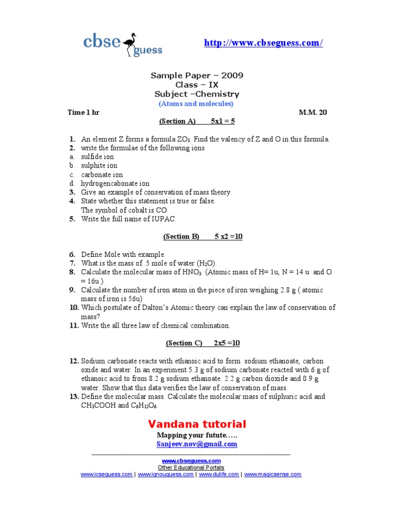 Atoms to Moles Conversion Guide | PDF