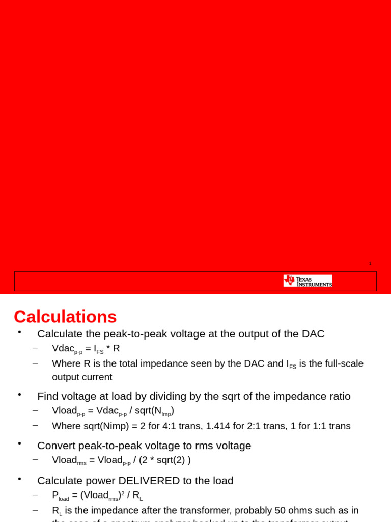 Calculating Maximum Power Delivered To Load For Current | PDF