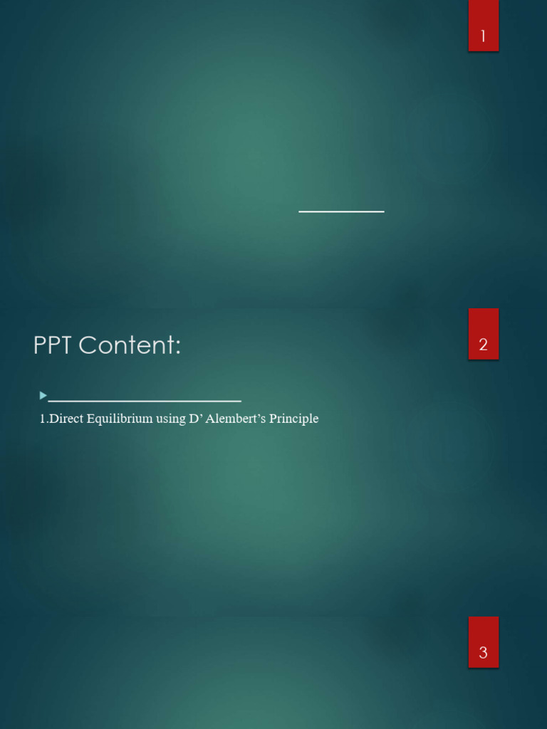 Formulation Of Equation Pof Motion Pdf