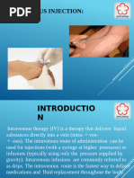 IV Injection Procedure Guide | PDF | Intravenous Therapy | Syringe