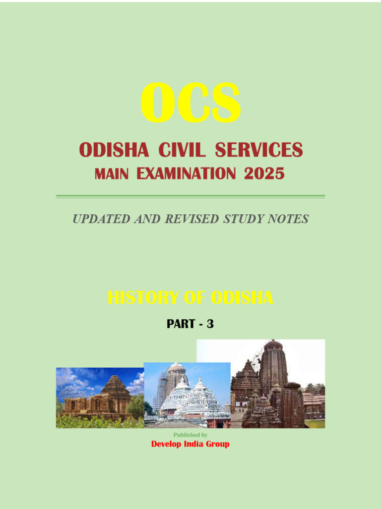 OPSC Main History of Odisha | PDF