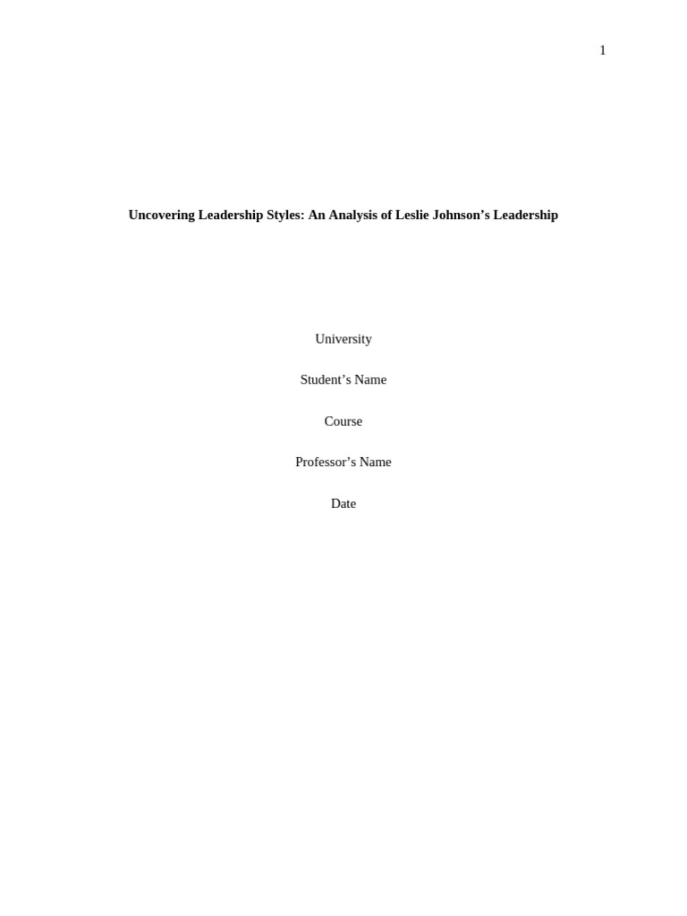 Uncovering Leadership Styles | PDF | Leadership | Transformational ...