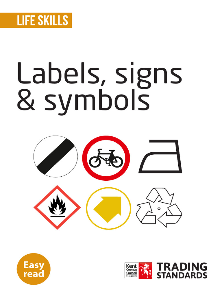 Lifeskills Labels Signs and Symbols | PDF | Recycling | Packaging And ...