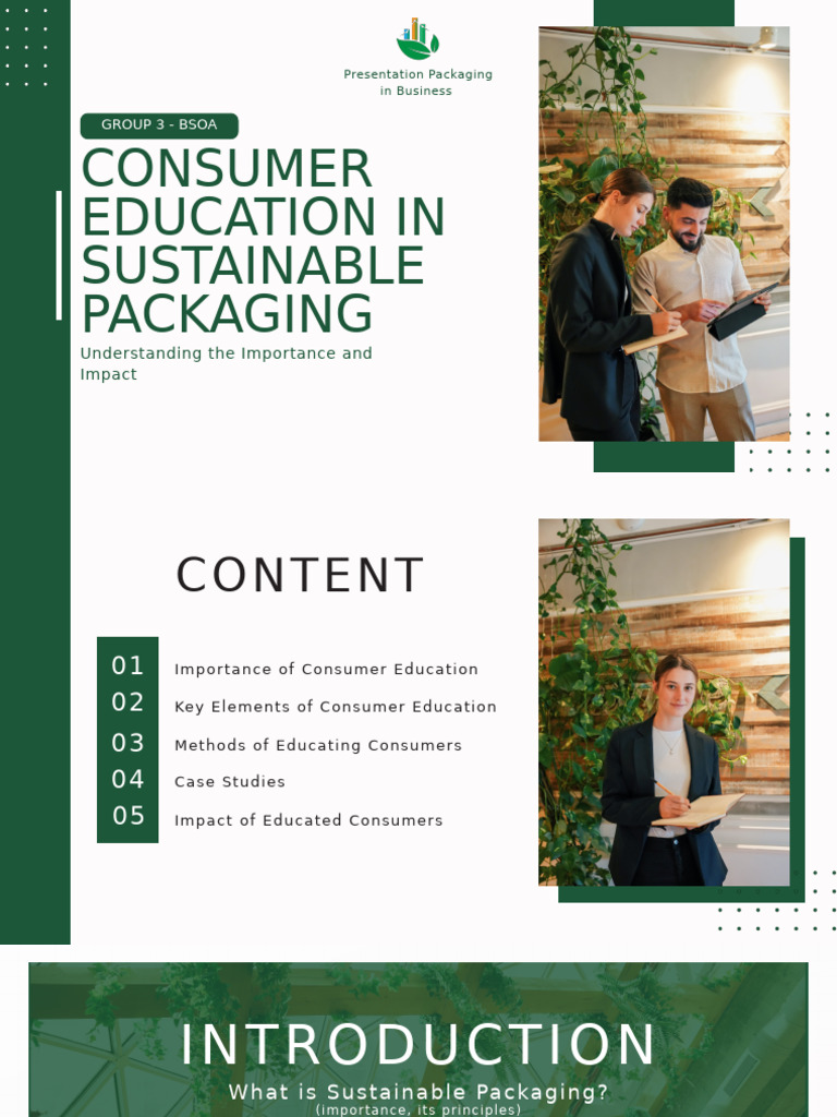 Group 3 Consumer Education | PDF | Recycling | Compost