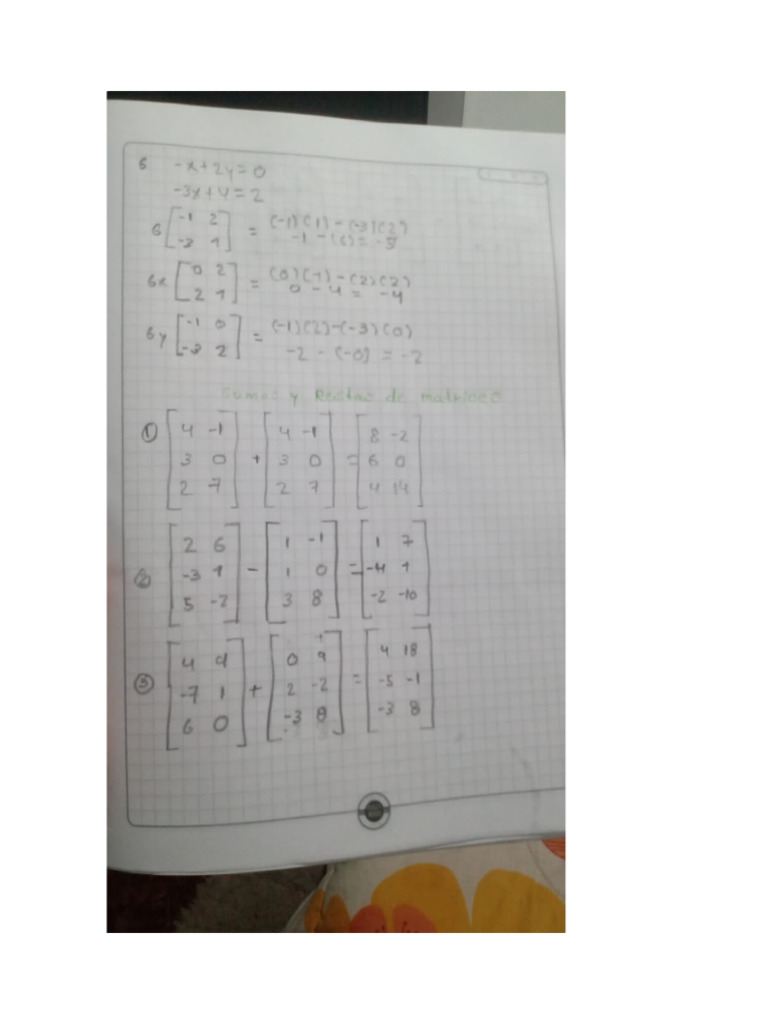 Matrices Algebra Lineal | PDF