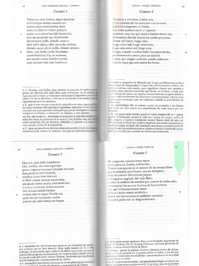 Catulo poemas | PDF