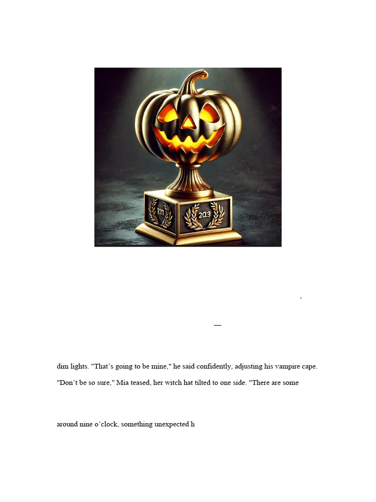 The Mystery of The Missing Trophy | PDF