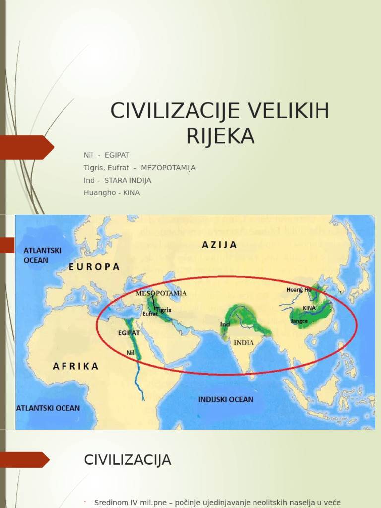 Civilizacije Velikih Rijeka | PDF