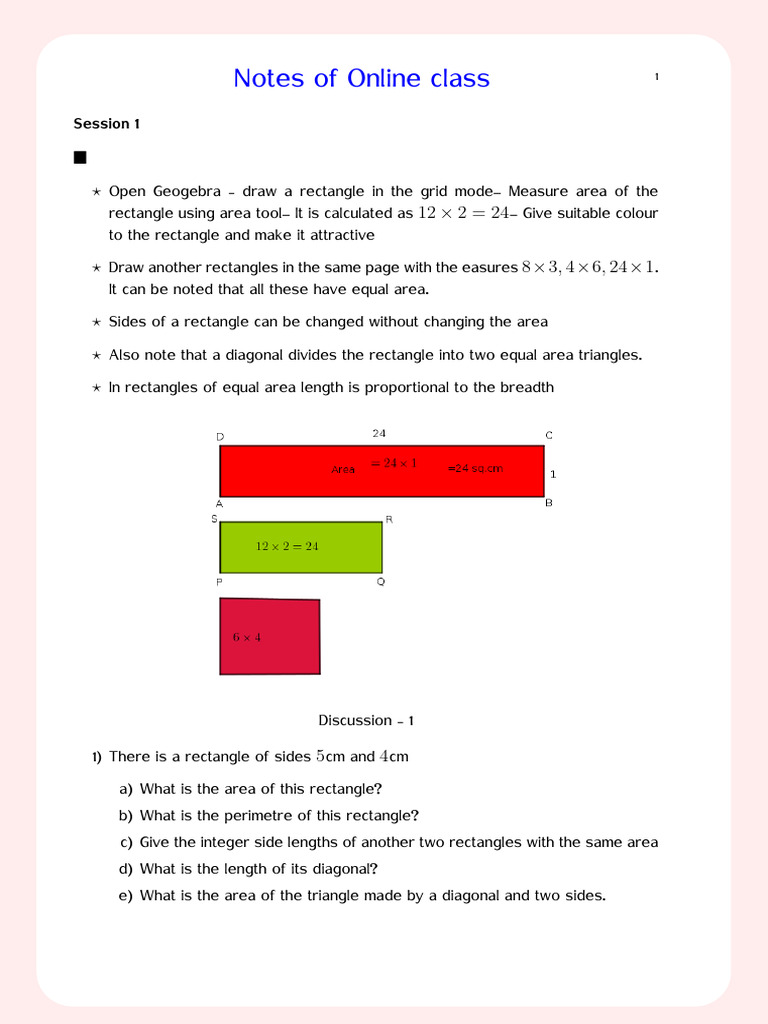 Geometry Concepts for Class 9 | PDF | Area | Triangle