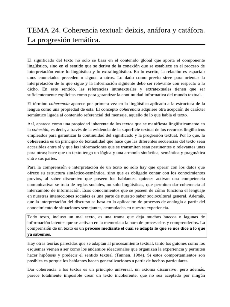 Tema 24 | PDF | Lingüística | Comunicación humana