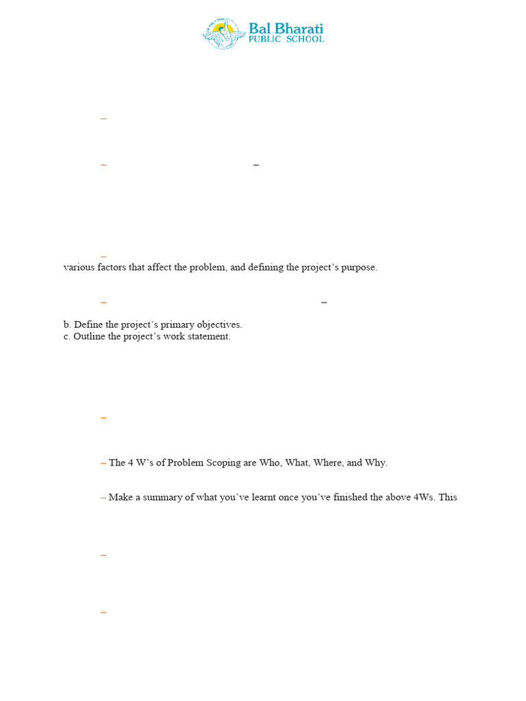 AI Project Cycle Class 9 Questions and Answers | PDF | Artificial ...