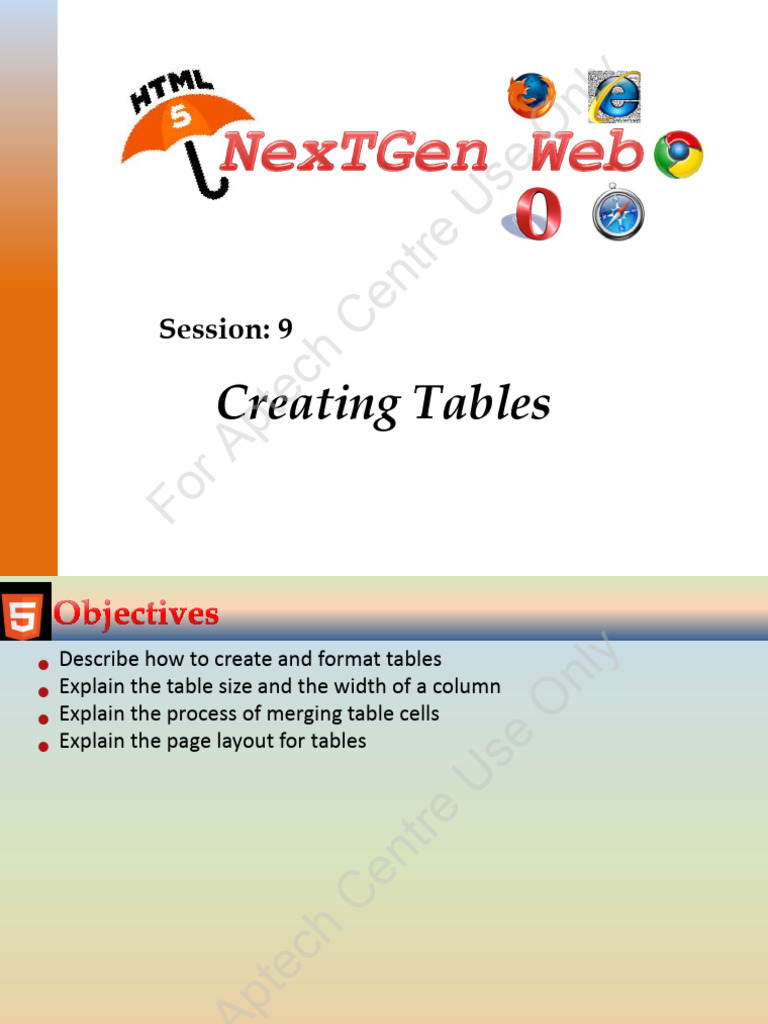 HTML5 XP_Session 9_done | PDF | Computing