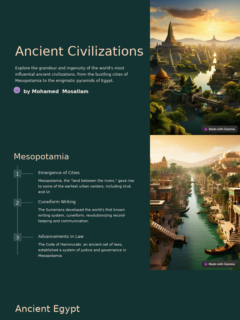Ancient Civilizations | PDF | Mesopotamia | Silk Road