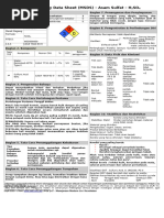 Material Safety Data Sheet (MSDS) H2SO4 | PDF