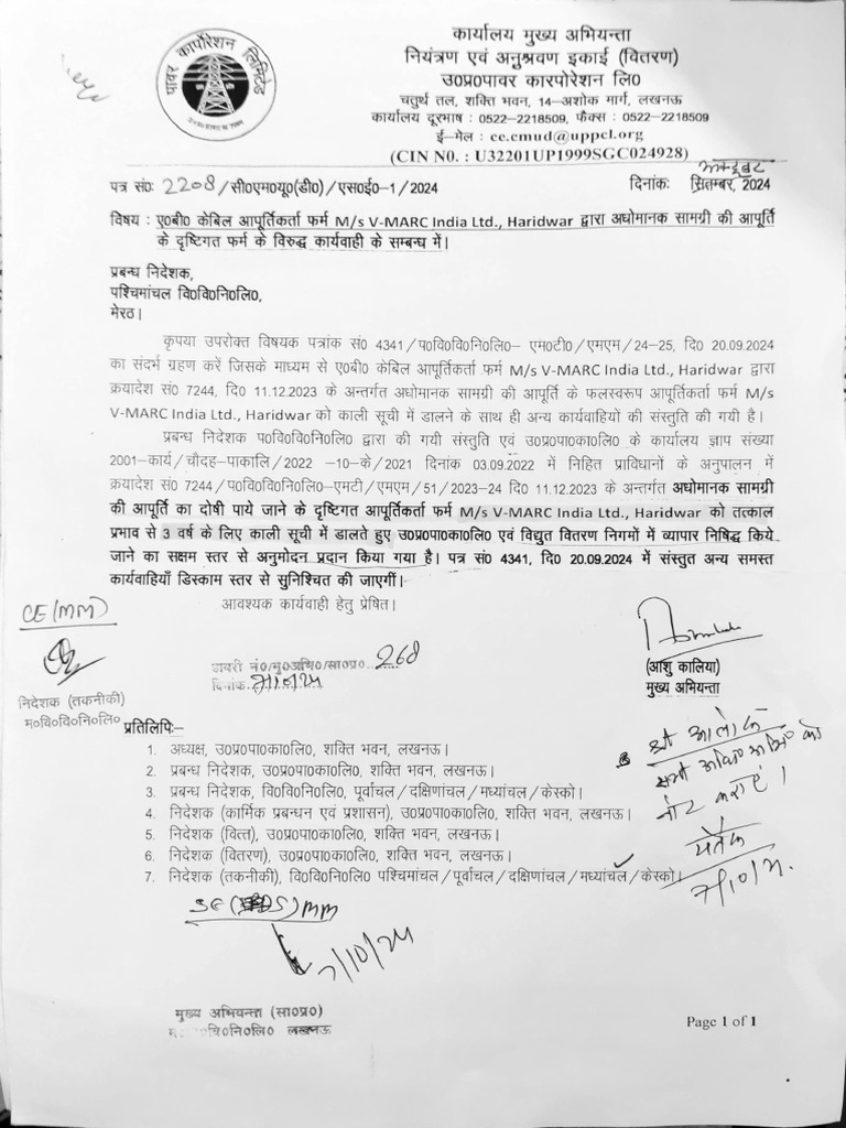 V Marc Blacklisting Order | PDF