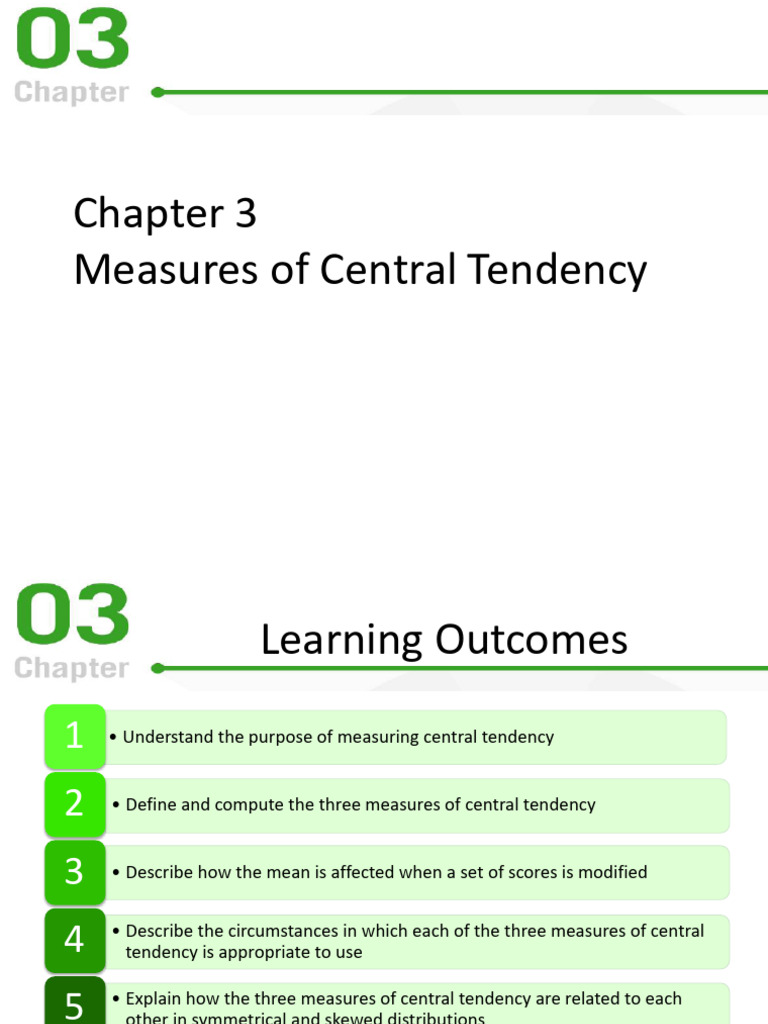 Statistics 3 | PDF | Mean | Median