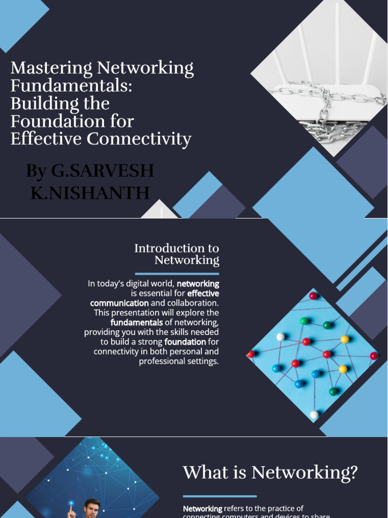 Networking Fundamentals Nishanth | PDF | Computer Network | Internet Protocols