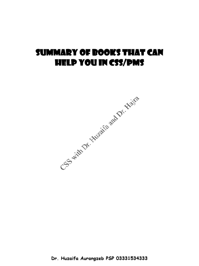 Final Books Summary | PDF | Immigration | God