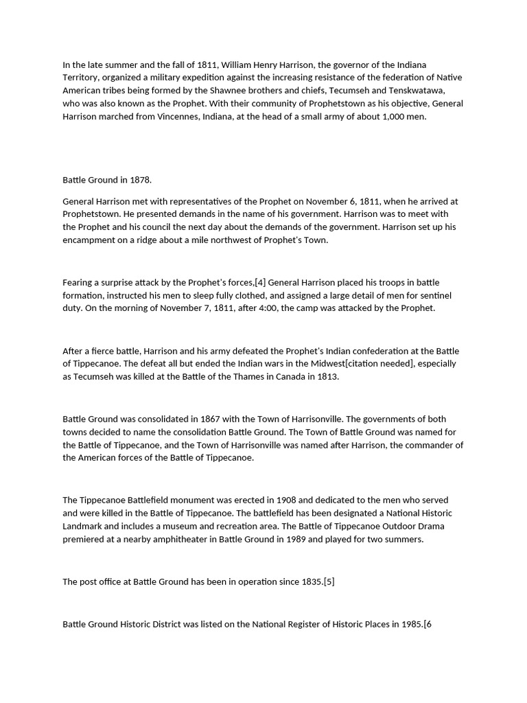 In The Late Summer and The Fall of 1811 | PDF