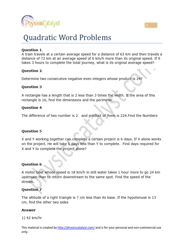 quadratic_word_problems | PDF