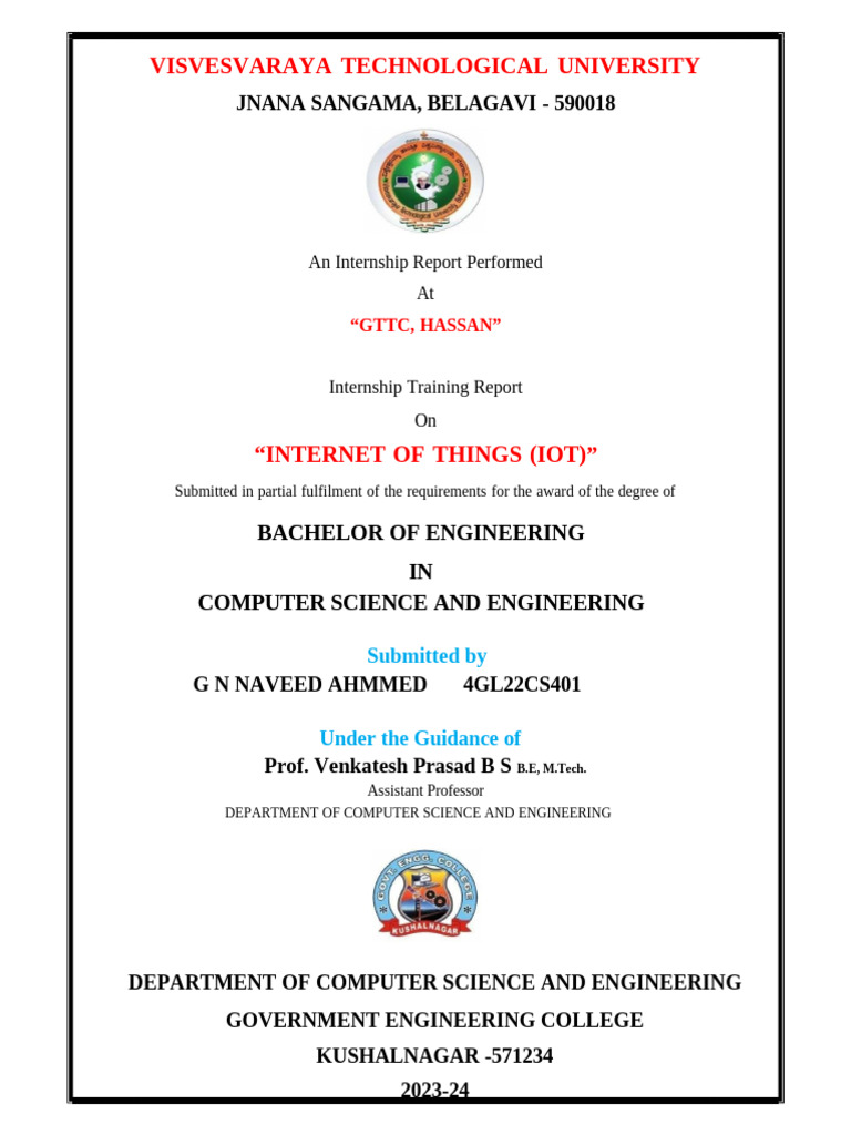 Iot 1 | PDF | Internet Of Things | Microcontroller