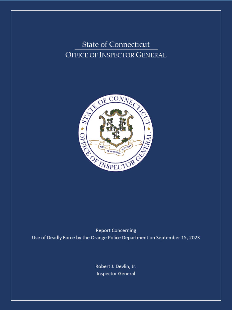 Orange Police Department Final | PDF | Trunk (Car) | Cartridge (Firearms)