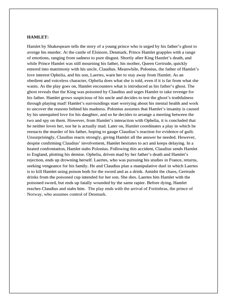 Hamlet | PDF | Hamlet