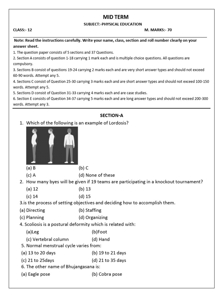 Physical Education - 12std | PDF | Vitamin | Obesity