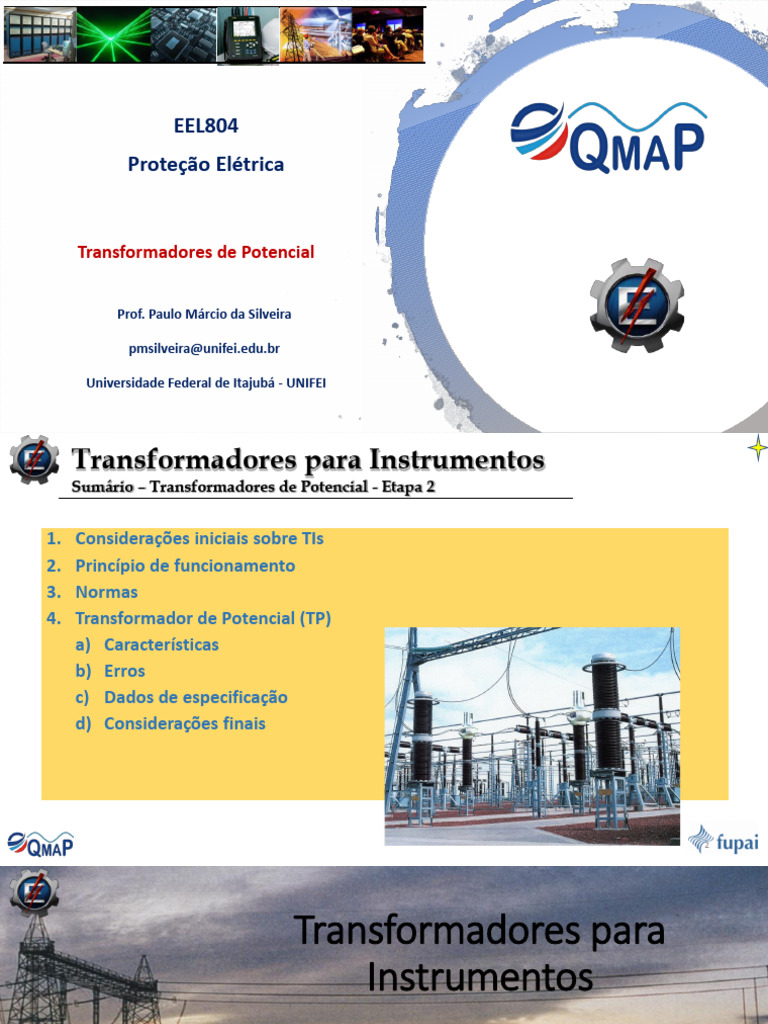 2 Transformadores de Potencial - Gra2024 | PDF | Transformador | Rede elétrica