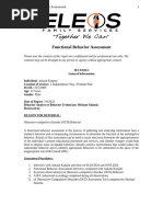 FA Data Sheet | PDF | Behavioural Sciences | Psychology