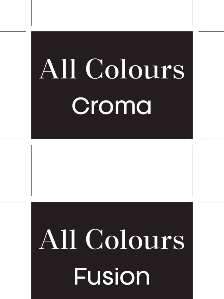 All Colors - Croma PDF-mesclado | PDF