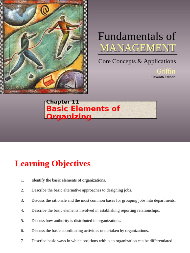 Lecture 03-MOB-Basic elements of organizing ch11 (1) | PDF | Business ...