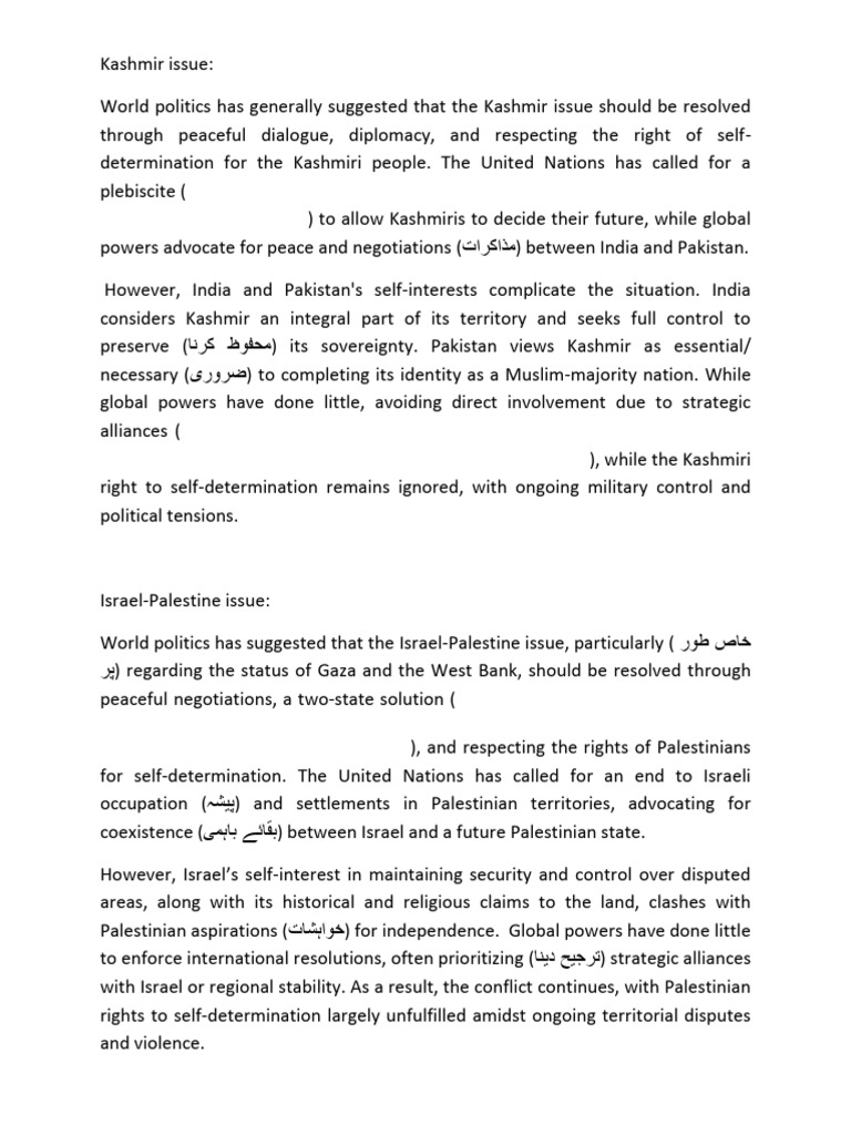 Kashmir Issue | PDF