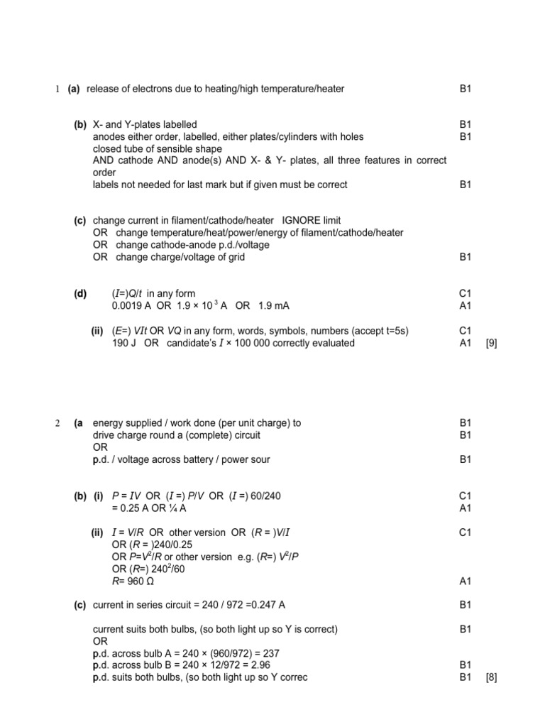 Electrical Quantities 4 MS | PDF | Cathode | Electrical Equipment