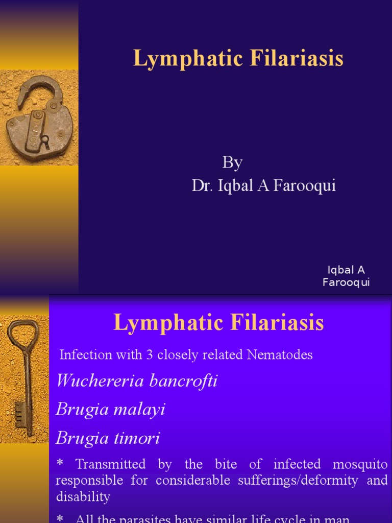 Lymphatic Filariasis | PDF | Veterinary Medicine | Microbiology