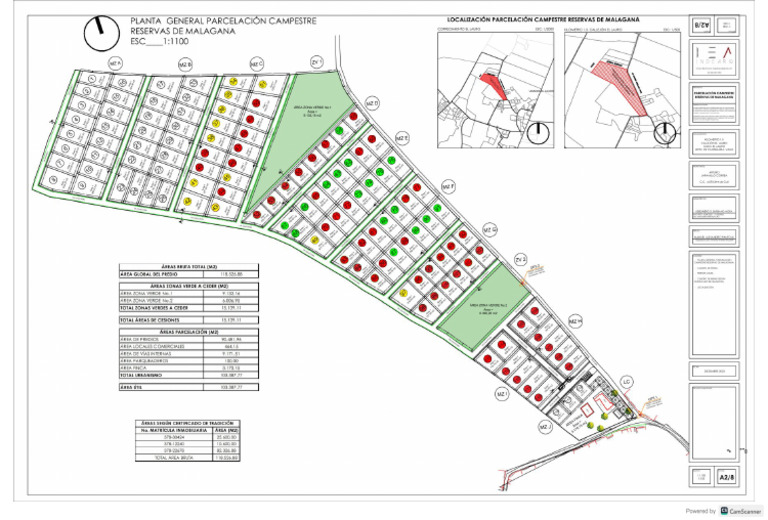 Plano Parcelación Campestre Reserva Malagana (Mod) - 1 | PDF
