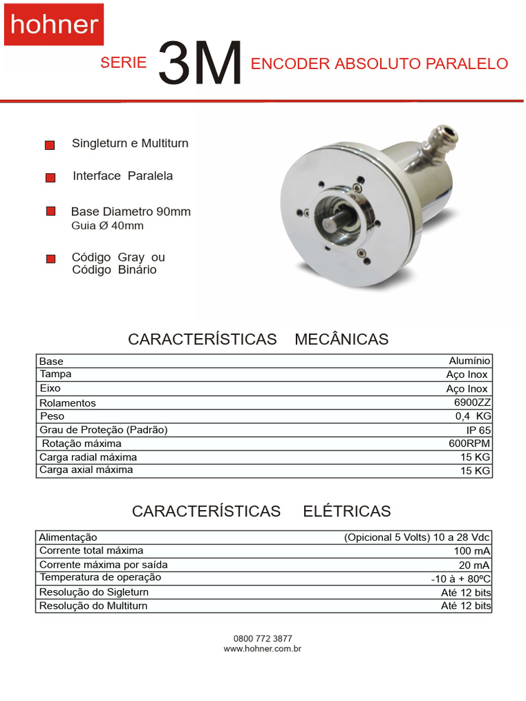 Encoder Absoluto Serie Paralelo 3M | PDF | Informática | Engenharia ...