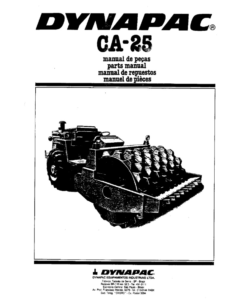ca25 dynapac | PDF