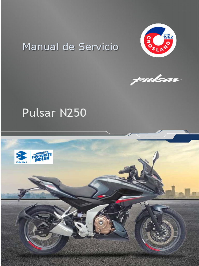 Manual de Servicio Pulsar N250 | PDF | Diodo emisor de luz | Cambiar