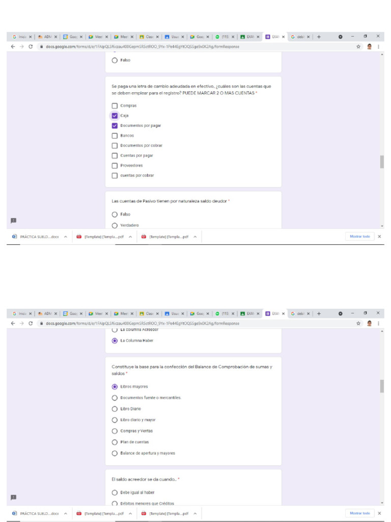 Resolución de Examen de Conta 1 Segundo Parcial | PDF