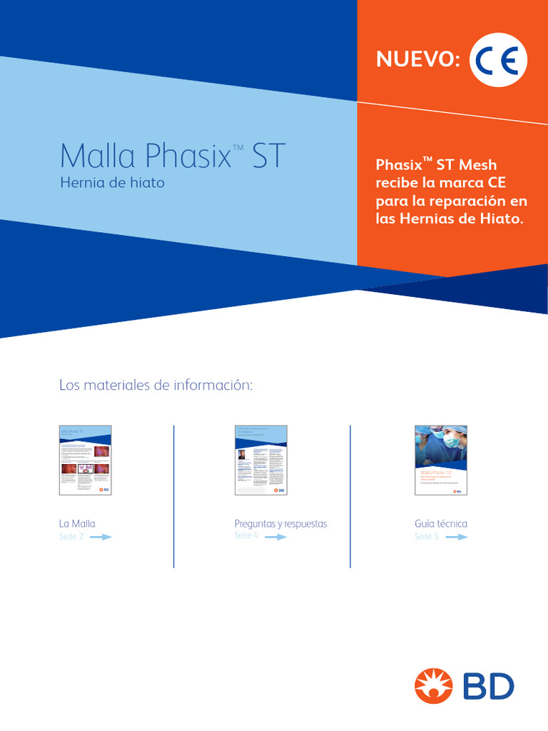 PHASIX ST ESP Brochure Hiatal | PDF | Medicina CLINICA | Especialidades ...