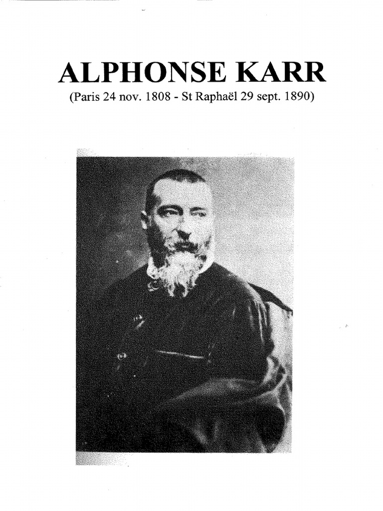 Alphonse Karr | PDF