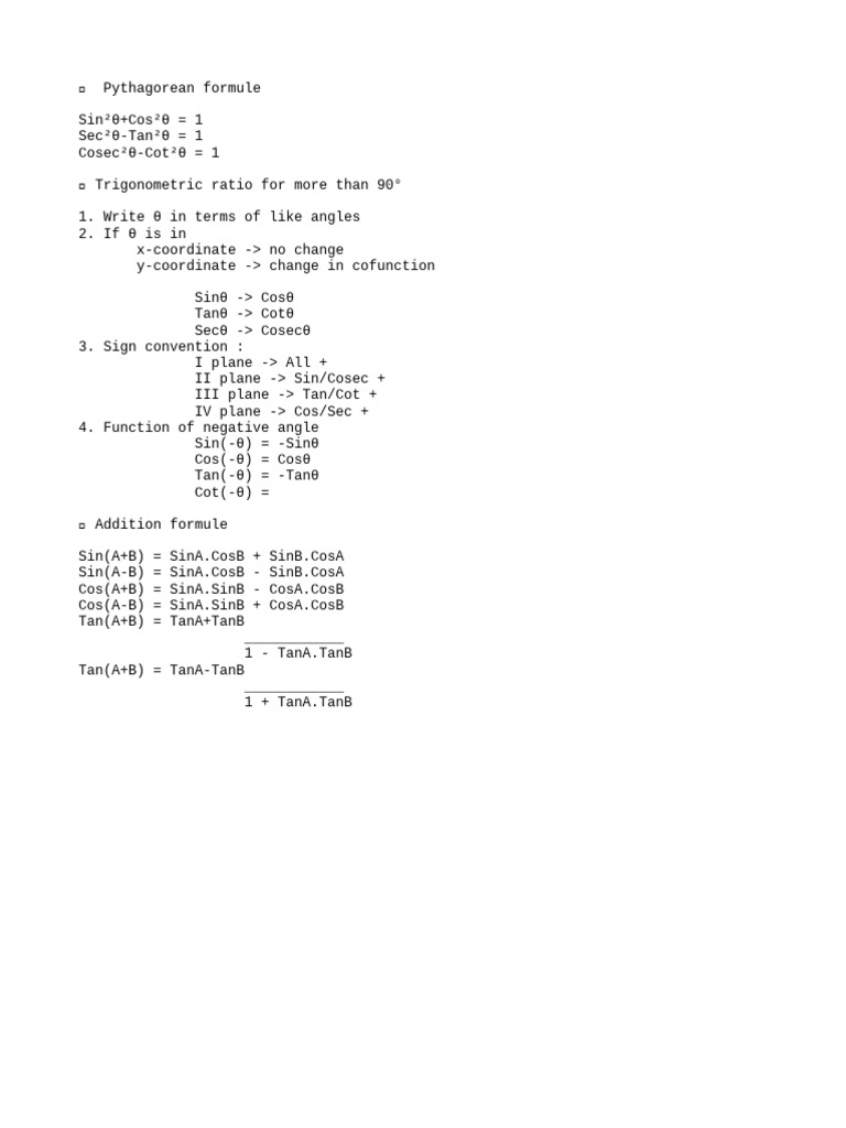 Basic Trigonometry | PDF