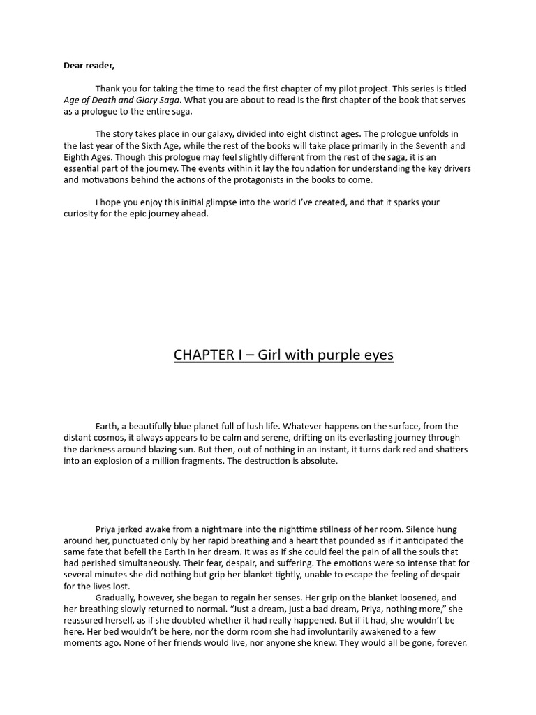 Prologue 1st Chapter | PDF