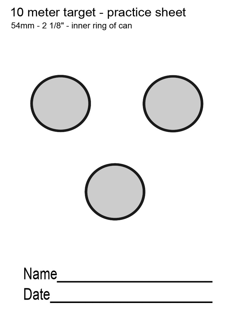 10 M Target Practice | PDF