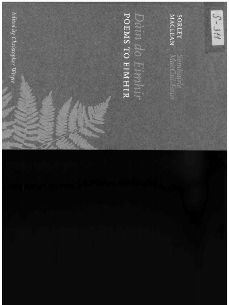 Dain Do Eimhir | PDF
