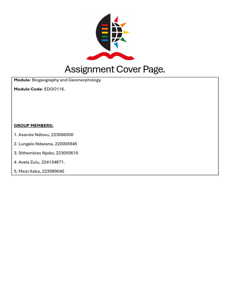 Edgo116 Assignment (Group Members) | PDF