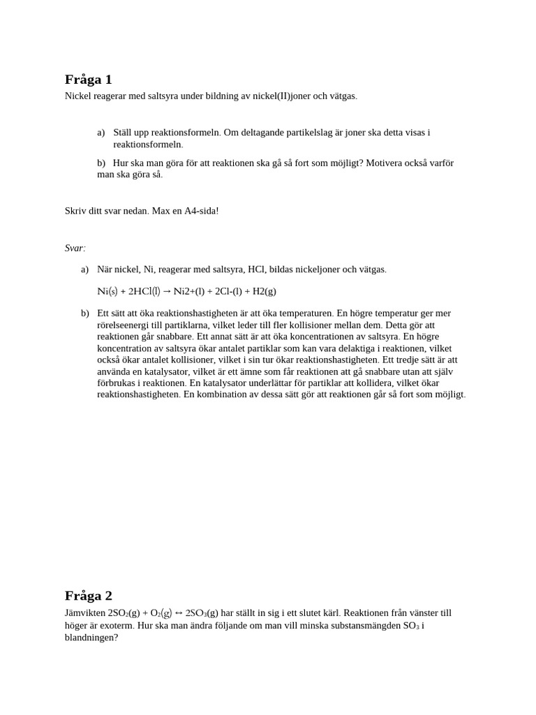 Kemi2 U1 Amanda Lundin | PDF