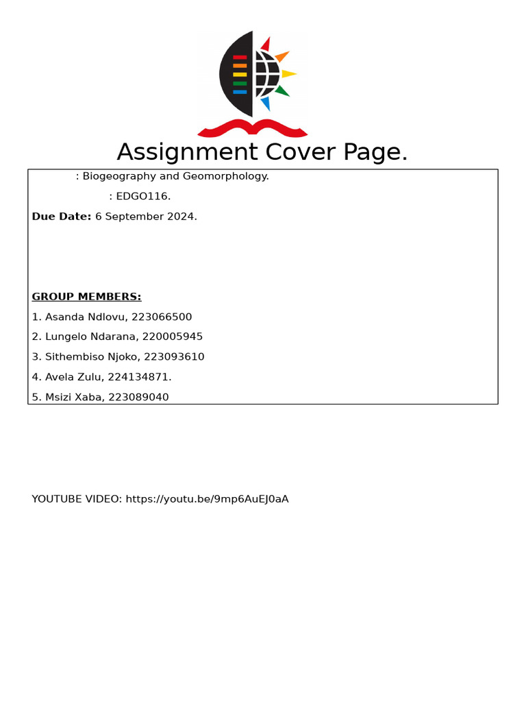 EDGO116 ASSIGNMENT (SCRIPTS, LINK AND REPORT) | PDF | Wetland | Water